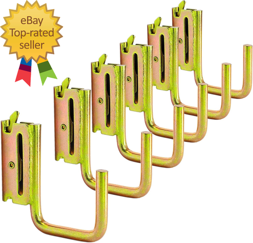 6 Pack 2" E Track J Hooks Heavy Duty Galvanized Steel E Track Tie down ...