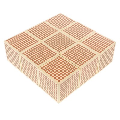9Pcs Thousand Cubes Children Montessori Buiilding Wooden Toy | eBay