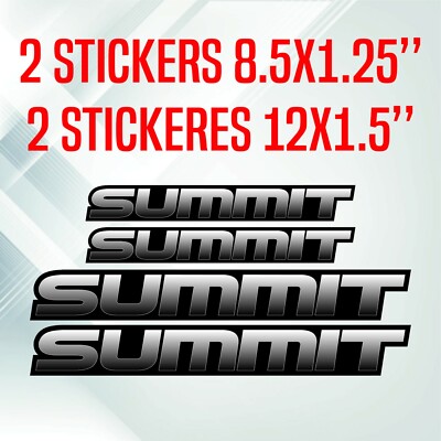 4 BRP SKI-DOO SUMMIT TEAM X STICKER DECAL EMBLEM SKIDOO STICKERS DECALS ...