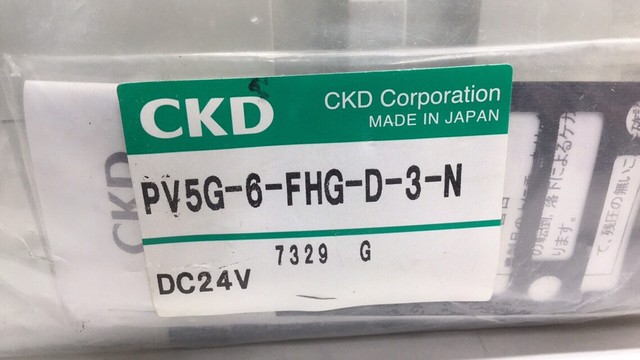 CKD PV5G-6-FHG-D-3-N Pilot Operated Soft Spool Valve w Light/Surge ...