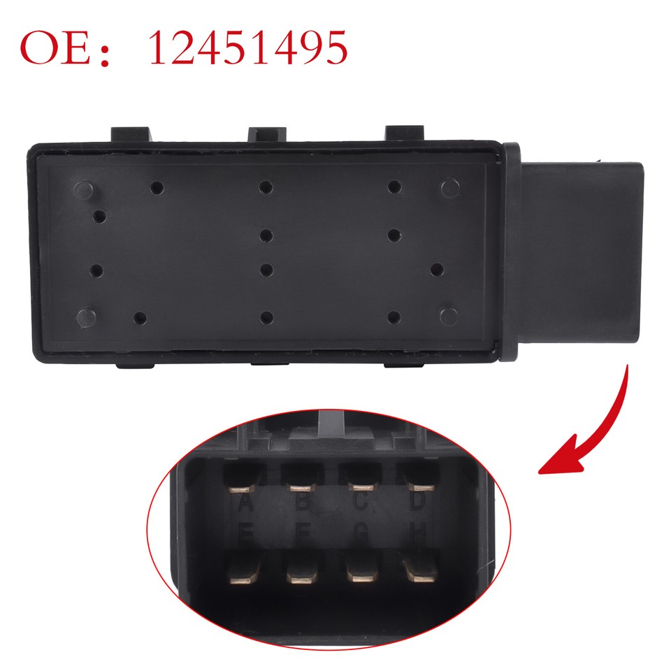 Front Left Power Seat Switch 8-Pin for Chevy Impala HHR Cruze GMC ...