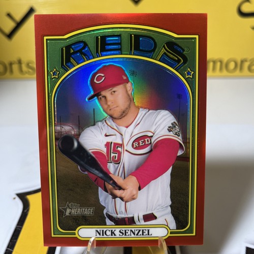 Nick Senzel 2021 Topps Heritage #672 Chrome Red /372 | eBay