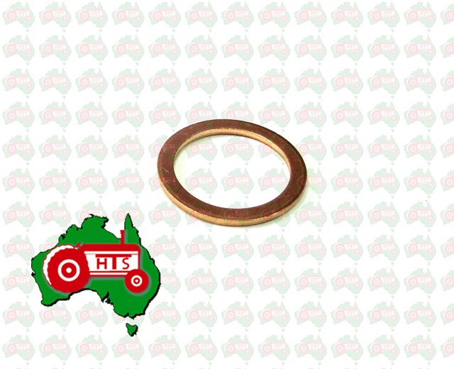 Tractor Sump Plug Copper Washer Massey Ferguson Fe35 4 CYL Diesel 23c ...