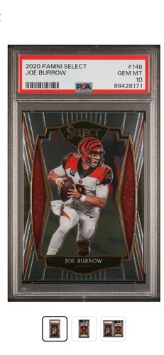 2020 Joe Burrow Panini Select Rookie Card PSA 10 | eBay