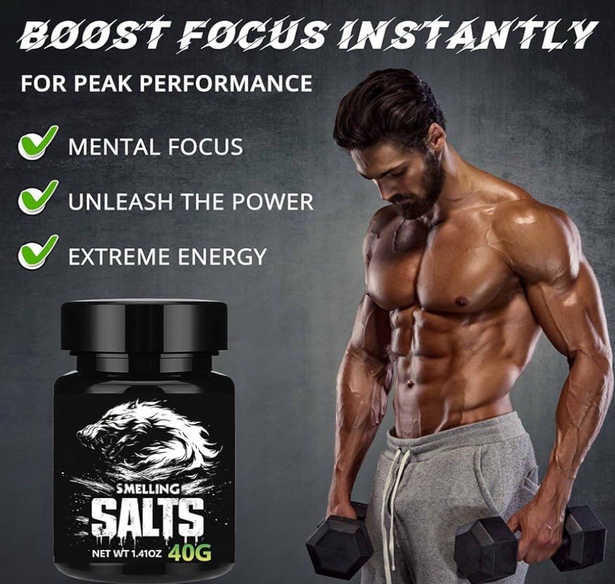 Smelling Salts for Athletes - Potent Wake Up for Athletes,Focus ...