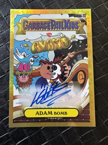 2025 GPK Was The Worst ADAM BOMB GARBA-23 Auto Garbage Pail Kids 40th ...