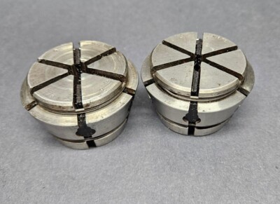 2pc Crawford M673 Multibore Collets 4-6mm 6-8mm 6343 Machinist Collet ...