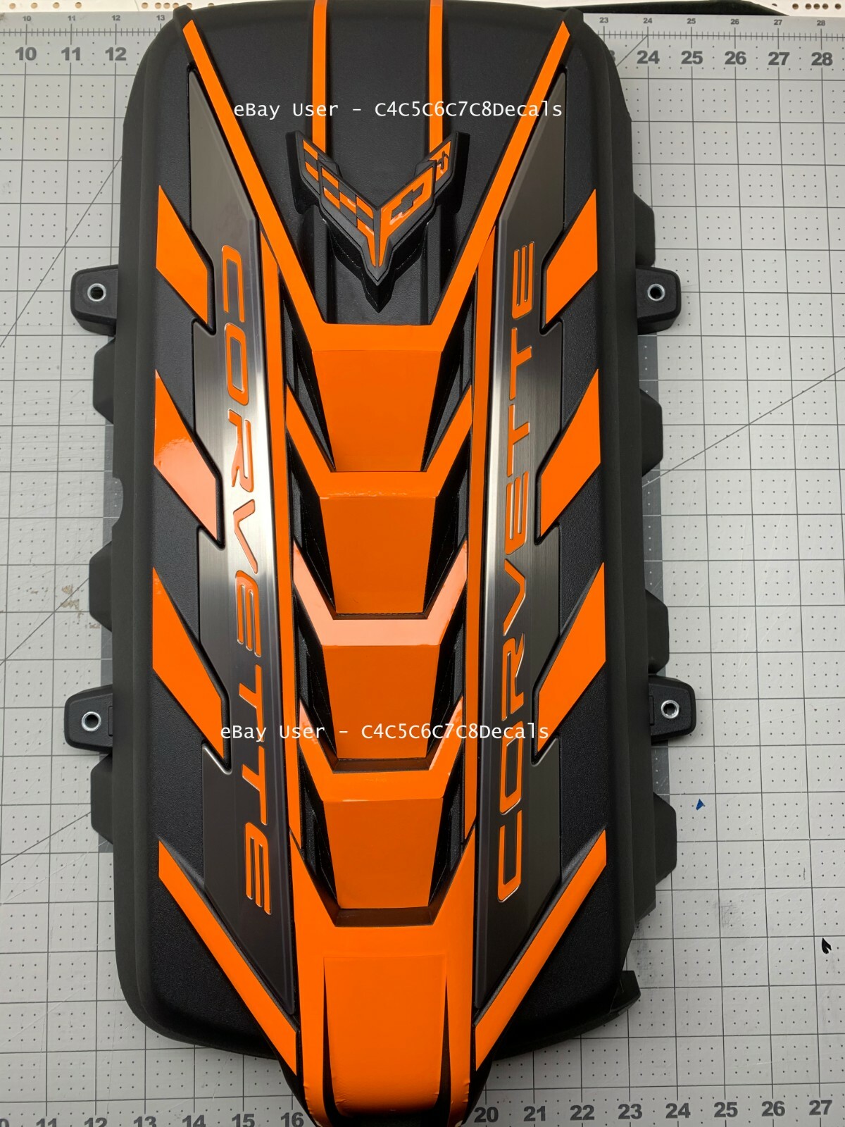 FITS Chevy Corvette StingRay C8 Engine Cover Decal 2020 2021 2022 ...