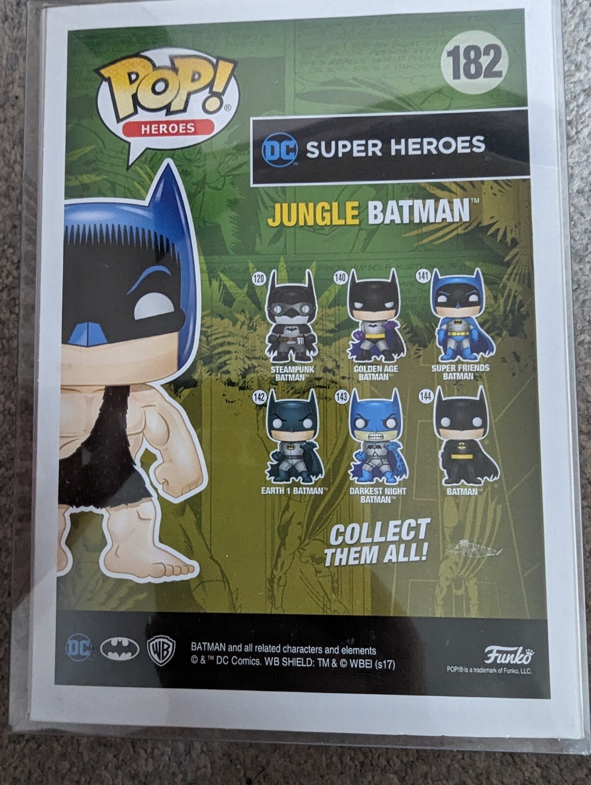 Funko Pop! Jungle Batman DC Super Heroes 182 Funko Limited Edition 1/ ...