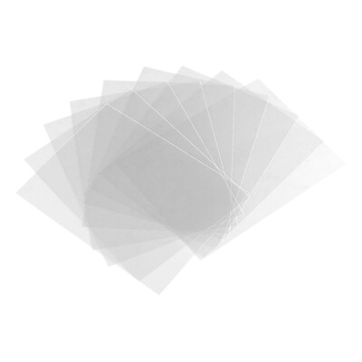 10 Pcs Plastic Sheets Clear Craft Crafting Panel Picture Frame Poster ...
