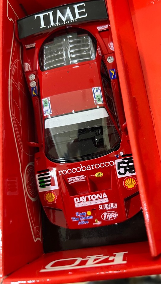 Fly Racing Car Model Ferrari F40 Kit Competition Racing Kit Slot Car 1/ ...