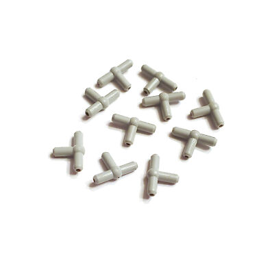 10x Light Bluish Gray Lego Pneumatic Splitter T-Bar - 4697b | eBay