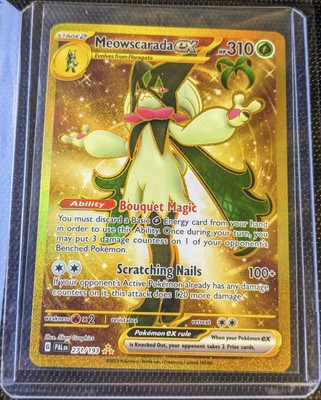 Meowscarada ex - 271/193 - Gold Secret Rare SV Paldea Evolved Pokemon ...