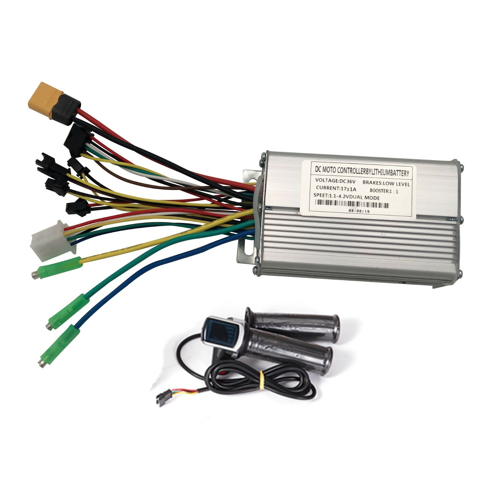 6/12/15 Mosfet E-bike Controller and Throttle with LED Display Ebike ...