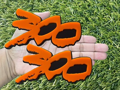 300 Drip Car Emblem Badges Custom New Racing Aggressive Numbers Orange ...