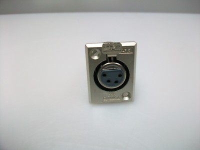 CANNON 4 PIN XLR CHASSIS CONNECTOR | eBay