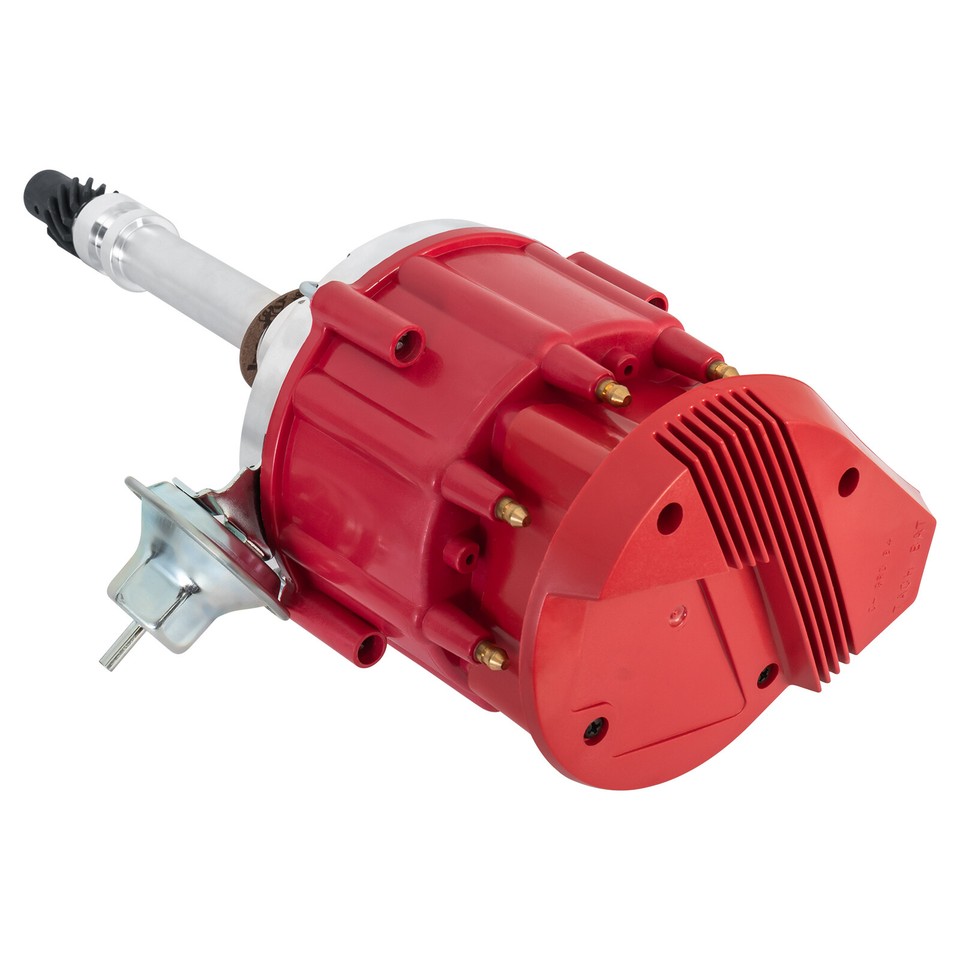 Racing HEI Distributor Red Cap Super Coil fit Chevy SBC 305/350/400 ...