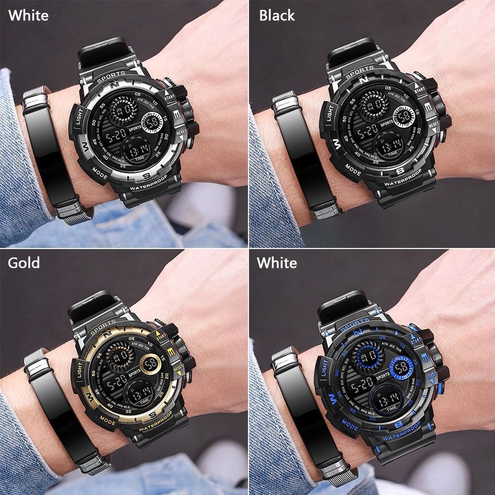 Casual Electronic Watch Simple Digital Wristwatches Chronograph Men | eBay