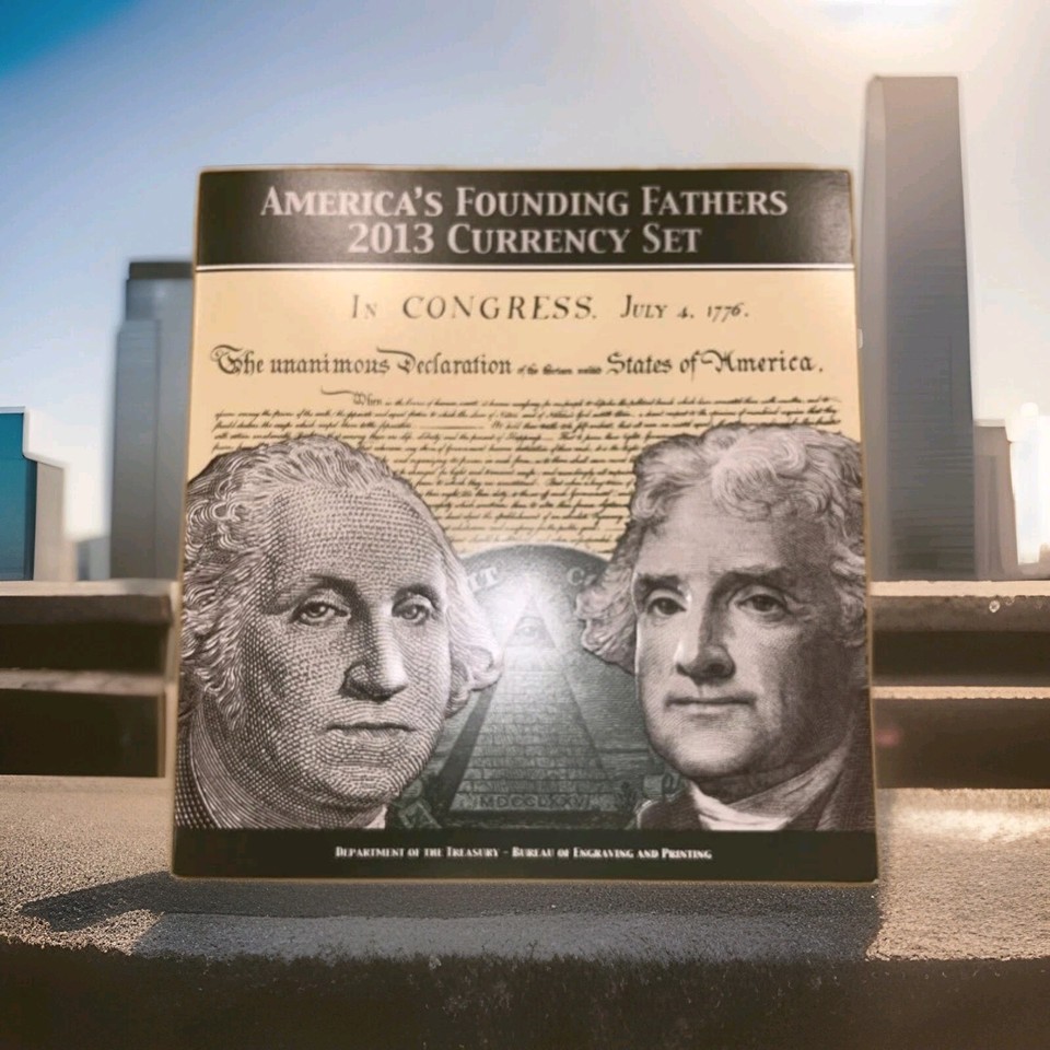 2013 America’s Founding Fathers Currency Set – Matching Serial Numbers ...