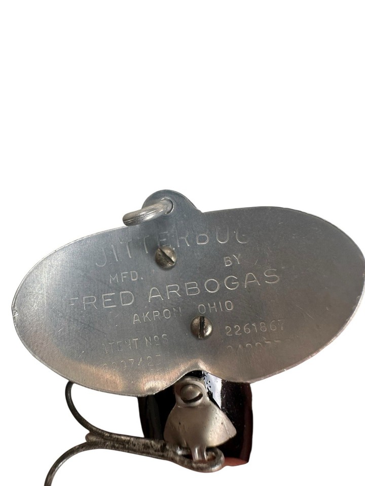 Lot Of 7 Fred Arbogast VTG Fishing Lures Jitterbugs Arbo-Gaster ...