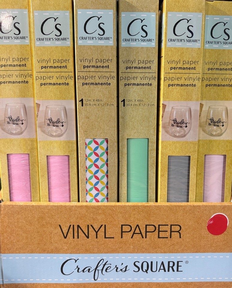 Crafter's Square You Pick'em PREMIUM Permanent Vinyl Paper 12in x 48in ...
