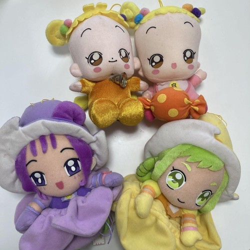 Ojamajo Doremi Plush Set 2001 Hand Puppet Hananchan and Kinchaku Dolls ...