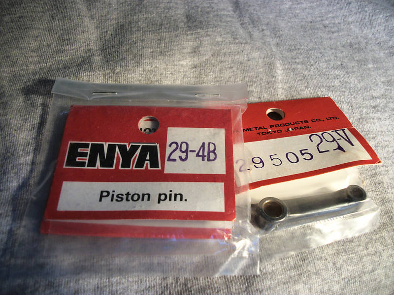 ENYA 29-35 5224-5225 BUSHING TYPE CRANK ROD & PISTON PIN NIP(CHOICE ...