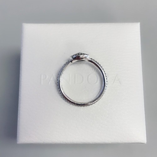 NEW Authentic PANDORA SS 925 Ale Radiant Elegant Clear CZ Ring 190986CZ ...