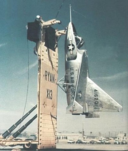 Ryan X-13 Vertijet Experimental VTOL Aircraft Mahogany Kiln Wood Model ...