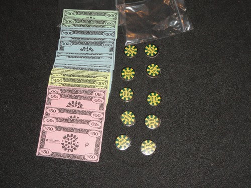 Wheel of Fortune board game replacement pieces Free Spin Discs & Money ...