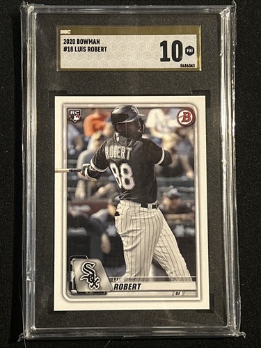 2020 Bowman Luis Robert RC #18 SGC 10 PRISTINE GOLD LABEL!!! | eBay