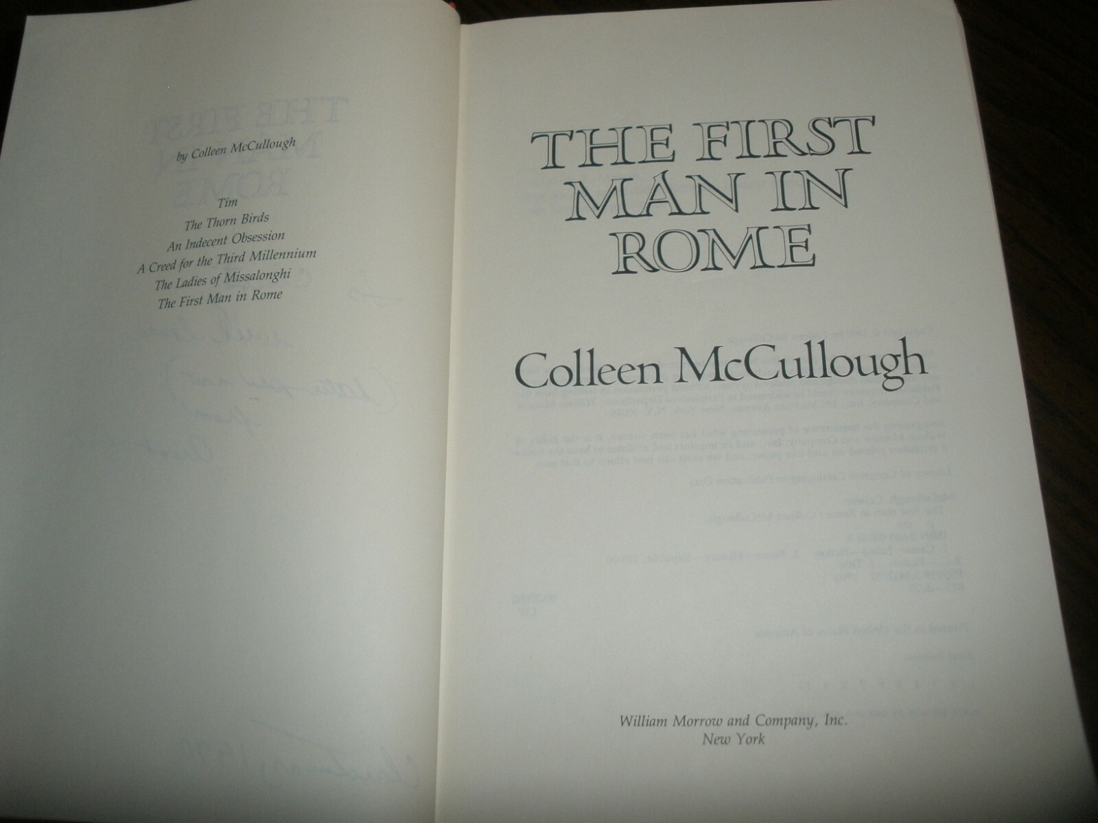 Masters of Rome: The First Man in Rome No. 1 by Colleen Mccullough ...