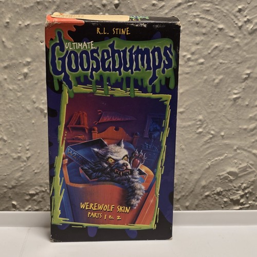 Ultimate Goosebumps Werewolf Skin Parts 1 & 2 VHS Scary Horror R. L ...