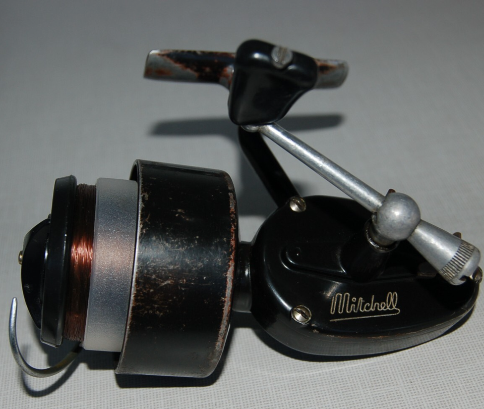 Mitchell Half Bale fixed spool fishing reel. (1002A) | eBay UK