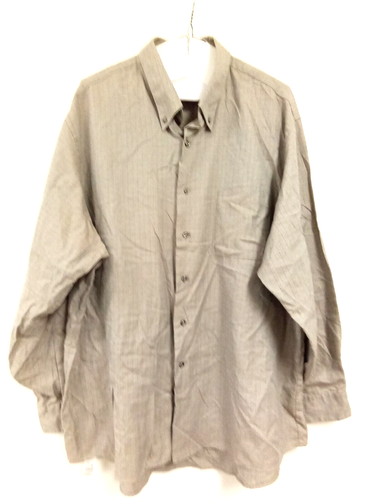 ETIENNE AIGNER PLAID DRESS SHIRT 60% COTTON SIZE XXL- GREY | eBay
