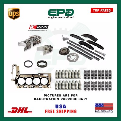 FOR N47 D20 ENGINE BEARING + ROCKER ARMS & ENGINE REBUILD KIT BMW E81 3 ...