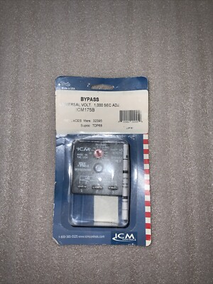 ICM Controls ICM175B Bypass Timer Relay, 10-1,000 Seconds Adjustable ...