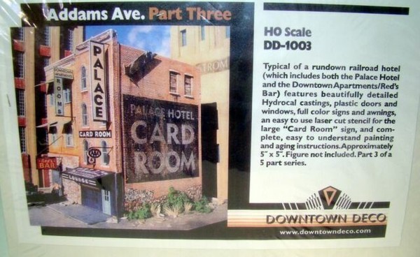 HO Scale Downtown Deco DD1003 Addams Ave Part 3 Model Building Kit for ...