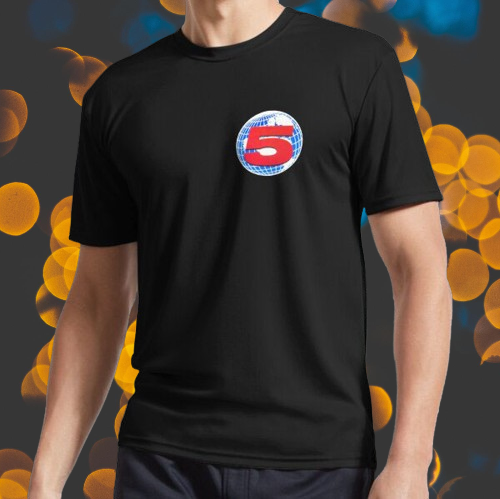 New Shirt Channel 5 Logo T-Shirt Funny American Usa Unisex Size S-5XL ...