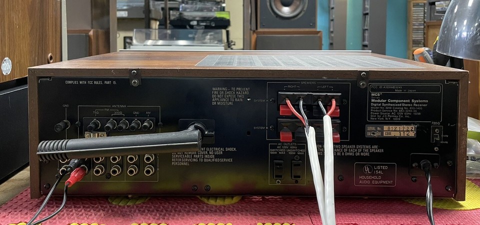 MCS 3249 Modular Component System Digital Synthesized Stereo Receiver ...