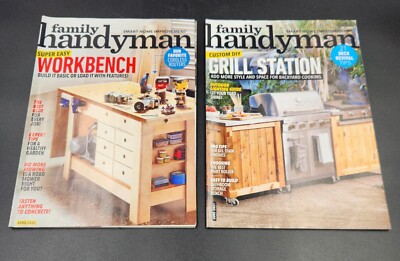 The Family Handyman Magazine - Lot of 2 April, June 2021 | eBay