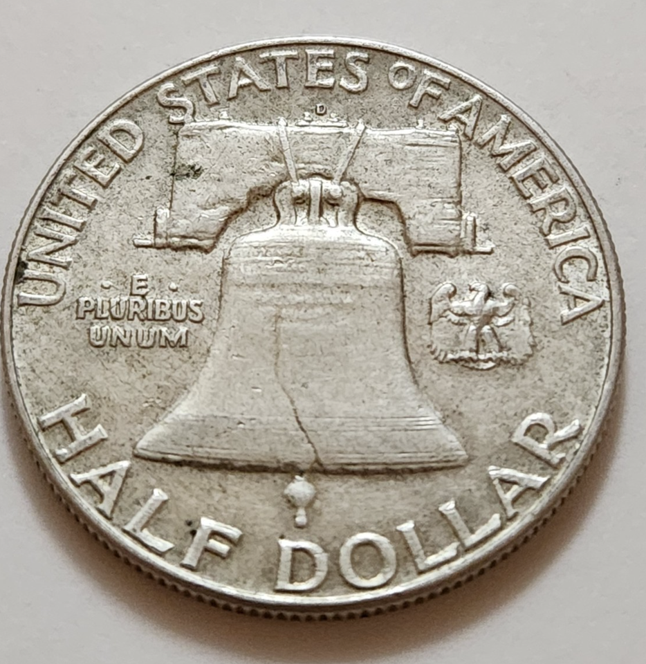 1963 Benjamin Franklin Half Dollar 90% silver 50c (B10) | eBay