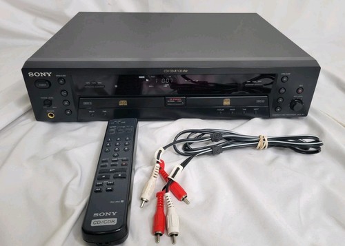 Sony RCD-W1 Dual Double Deck CD Recorder Player Compact Disc W/ Remote ...