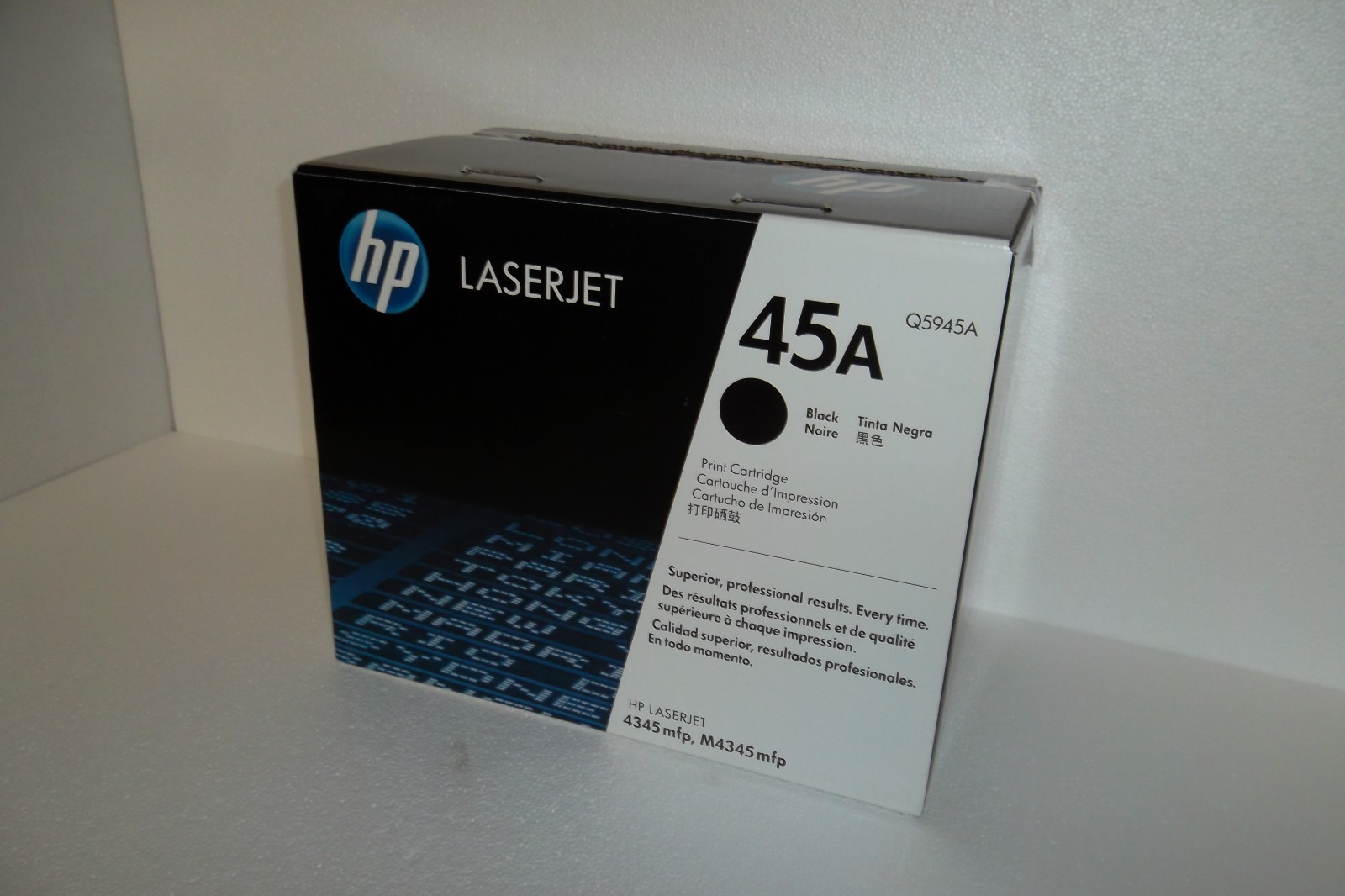 HP 45A Black Toner Cartridge 18K Page Yield HP 4345mfp M4345mfp Q5945A ...