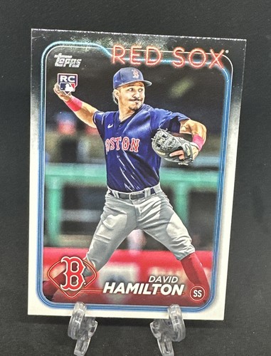 David Hamilton 2024 Topps Series 1 Baseball RC #202 Boston Red Sox ...