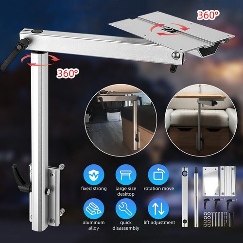Adjustable RV Table Leg 360 Swivel For Marine Motorhome Aluminum Alloy ...