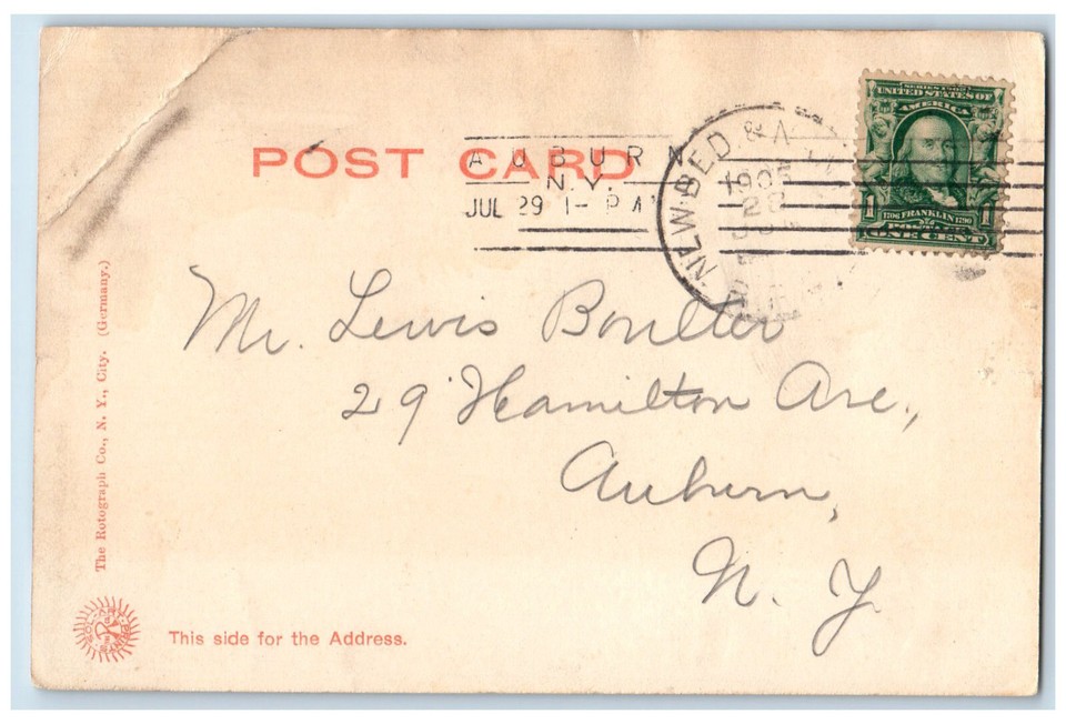 1905 Cliff Bathing Beach Nantucket Massachusetts MA Antique RPO ...