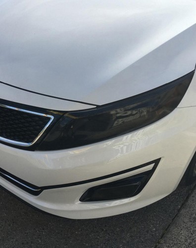 FITS: 14-15 Kia Optima headlight + fog light tint cover vinyl overlays ...