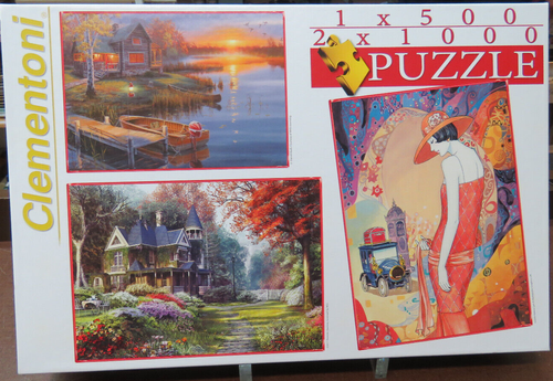 Clementoni Puzzle Set 2500 Fantasy (2 1000 & 1 500 Pieces ...