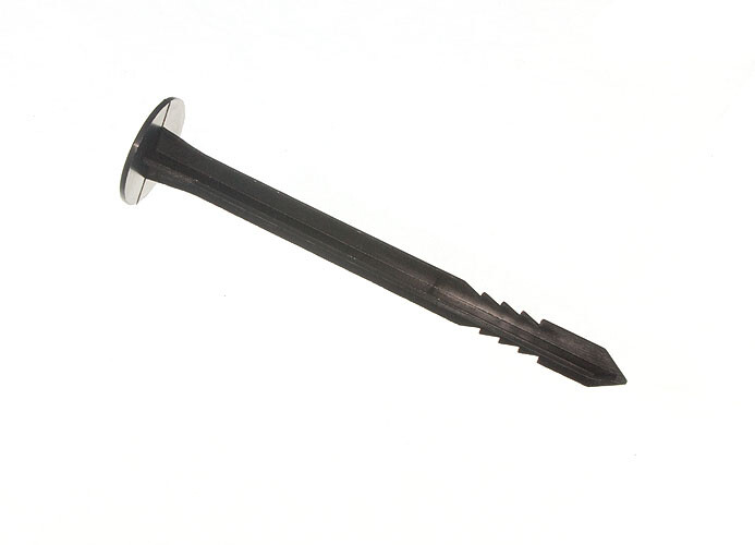 NEW 500 X Black Plastic Easy Push-In Ground Pegs for Lightweight ...